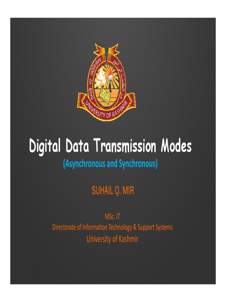 Asynchronous and Synchronous | PDF
