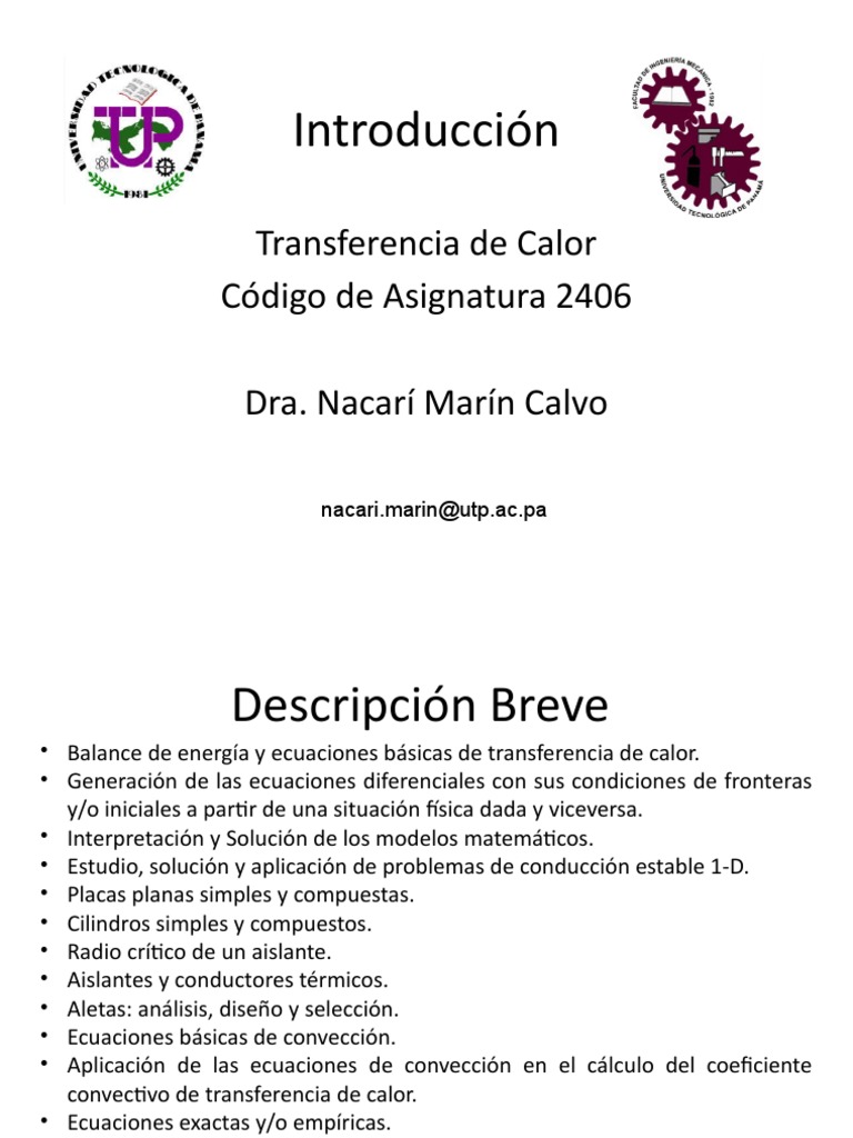 Curso Avanzado de Transferencia de Calor | PDF | Conduccion termica | Calor