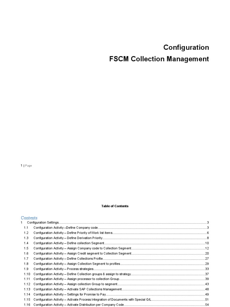 FSCM Collection Management Setup | PDF | Information Technology | Computing
