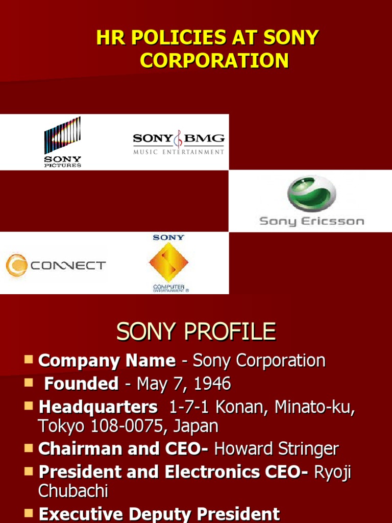 HR Policies at Sony Corporation | PDF | Sony | Employment