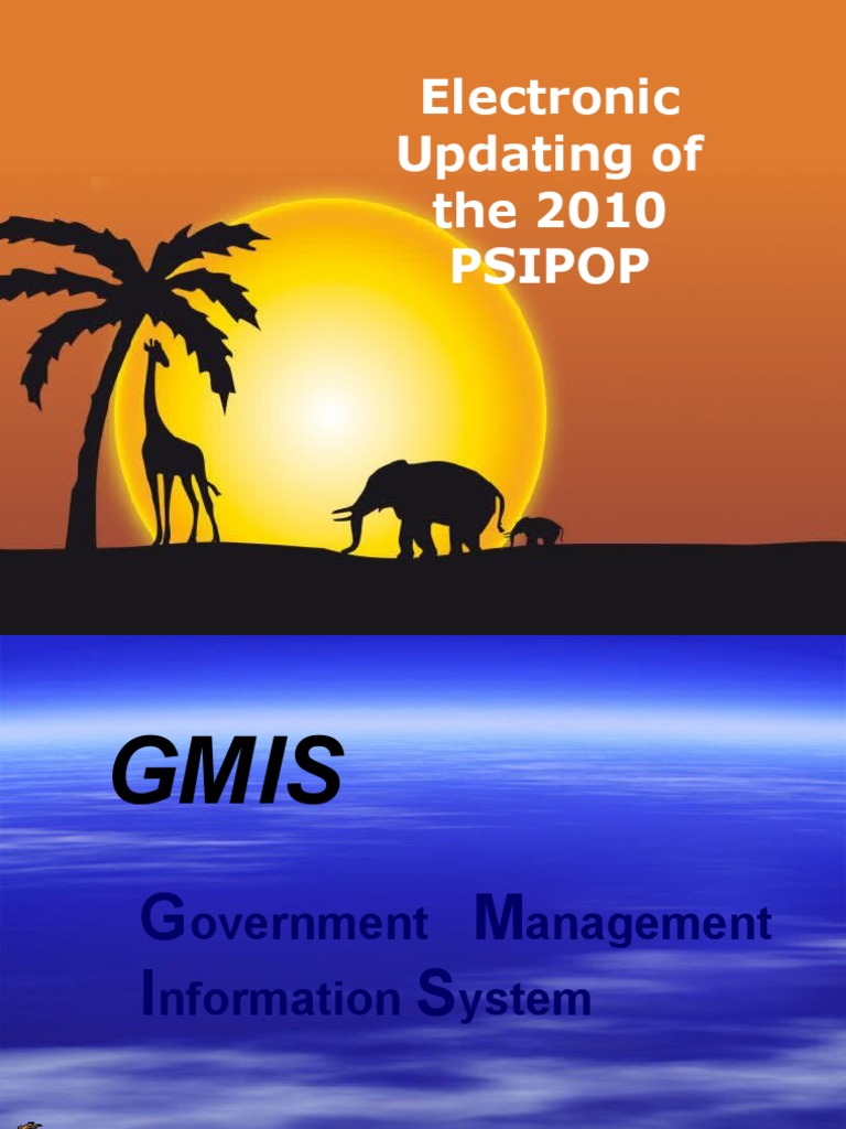 Electronic PSIPOP Update Guide | PDF | Government