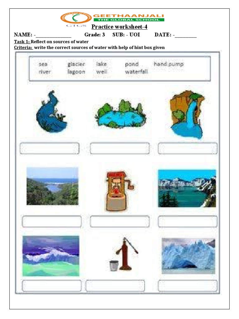 Practice Worksheet-4: NAME: - Grade: 3 Sub: - Uoi DATE | PDF