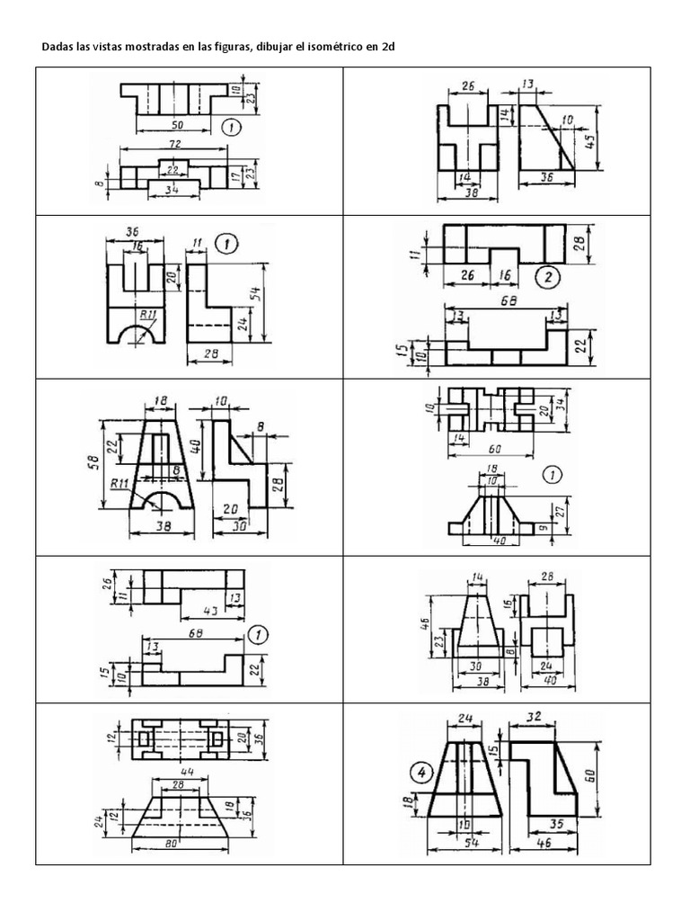 Ejercicios de Isometria | PDF