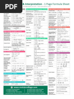 Mathematics - Applications and Interpretation SL Formula Booklet | PDF