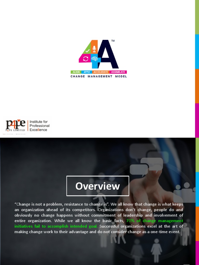 P4PE Solution 4A Change Management Brochure | PDF | Change Management ...