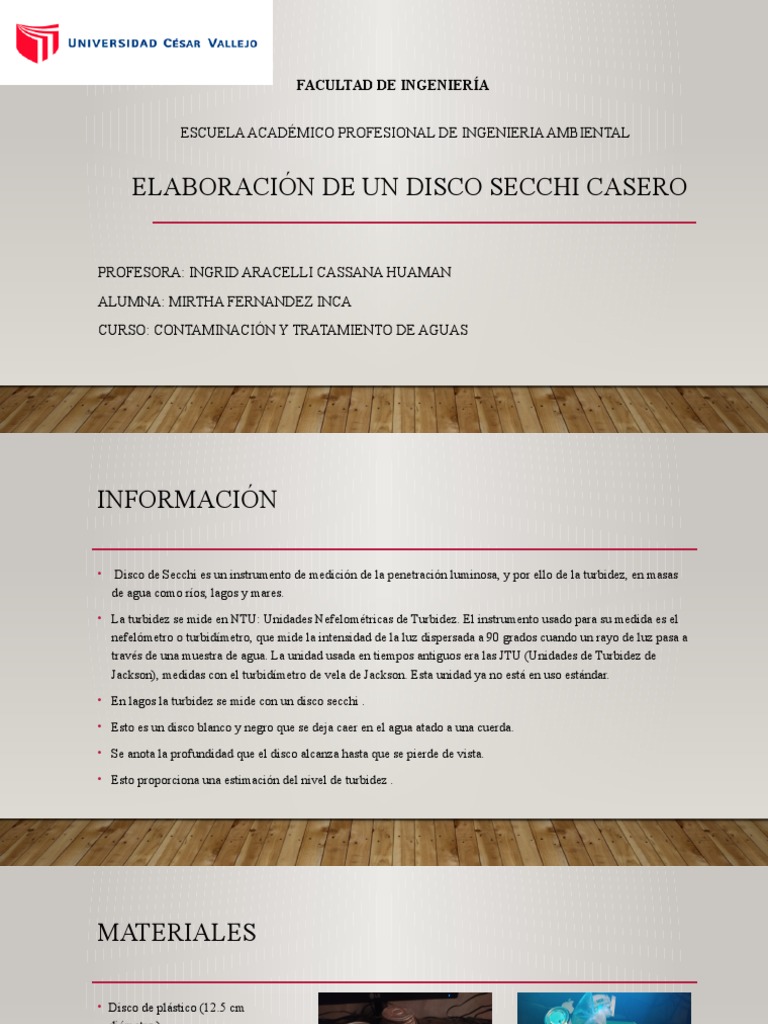 Elaboracion de Un Disco Secchi Casero | PDF