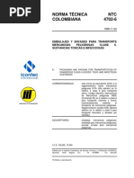 NTC 1692 de 2012 (Full) Transporte de Mercancías Peligrosas. Definiciones, Clasificación ...