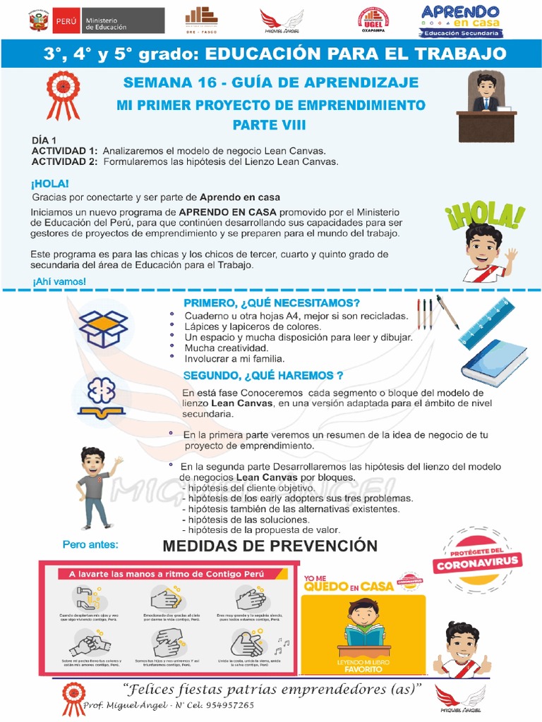 EPT 3°, 4° y 5° SEMANA 16 PDF | PDF