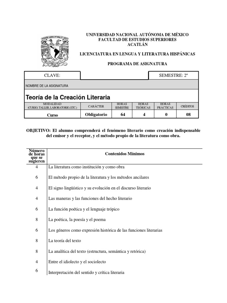 02 Teoria de La Creacion Literaria PDF | PDF | Semiótica | Cognición