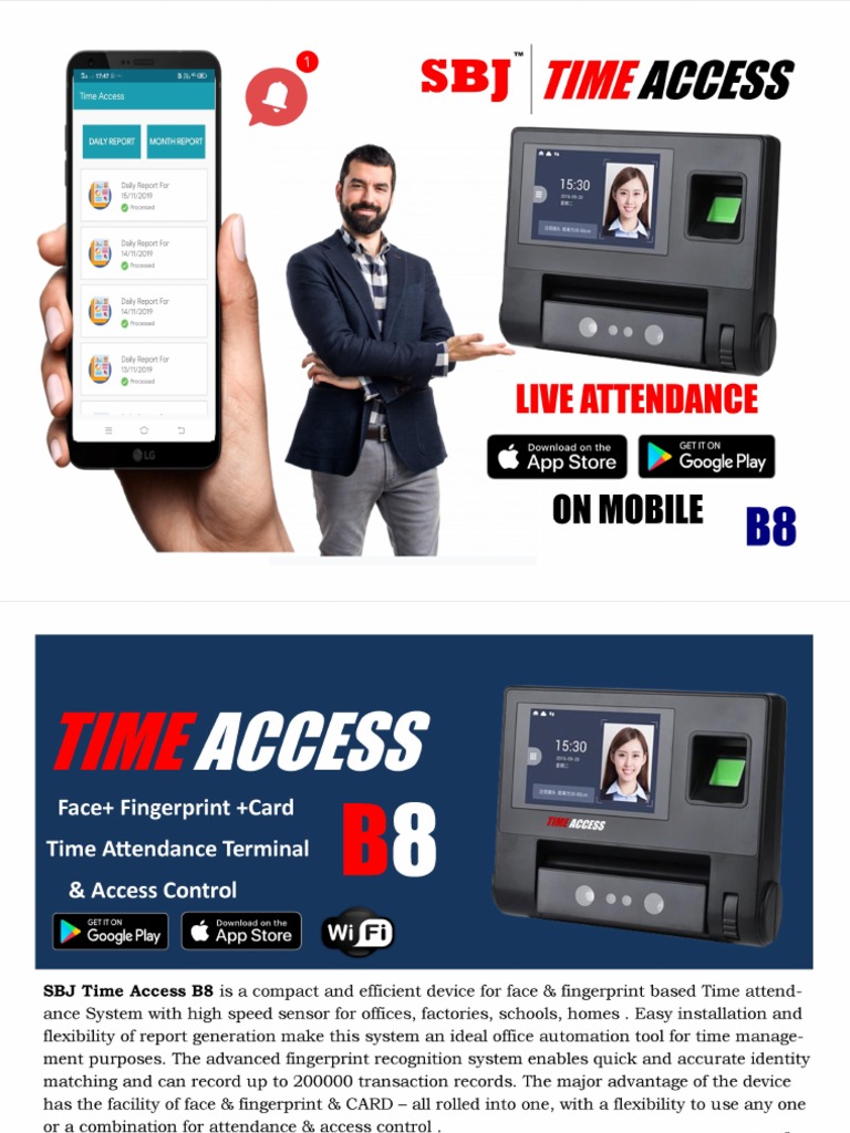 SBJ Time Access B8 | PDF