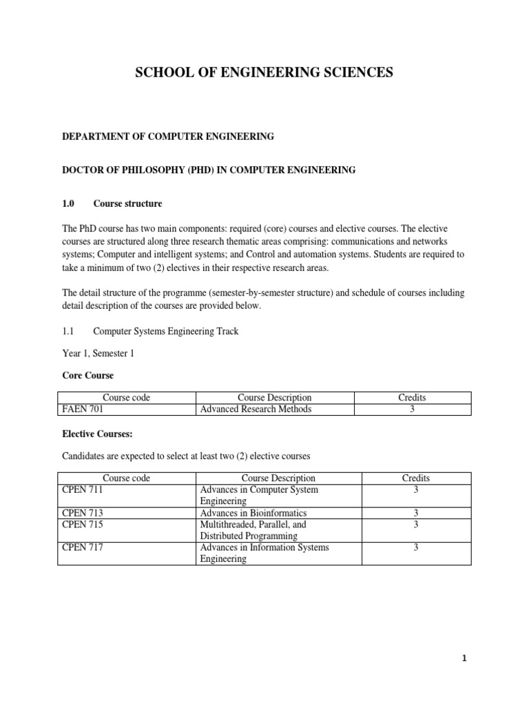 School of Engineering Sciences | PDF | Computer Network | Bioinformatics