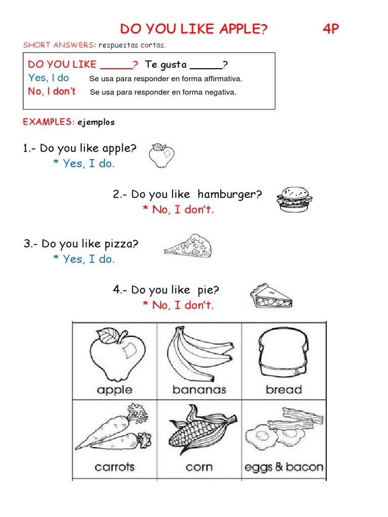 Do You Like Apple? 4P | PDF