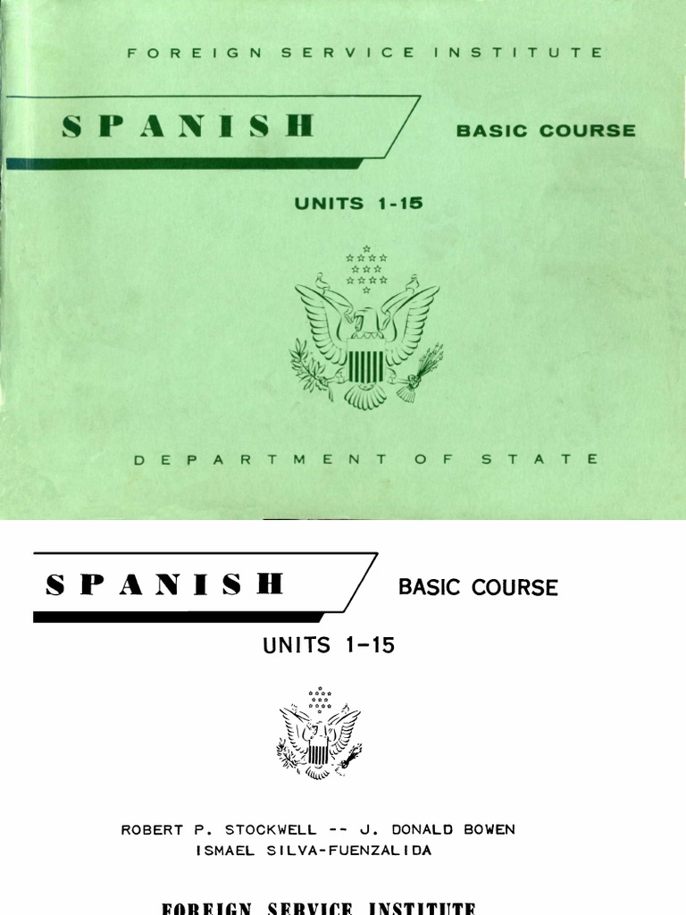 Fsi Spanish Basic Course Volume1 Student Text | PDF | English Language ...
