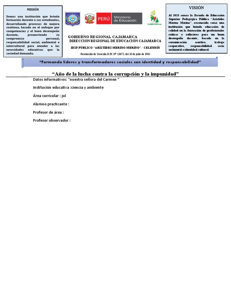 Datos Informativos | PDF