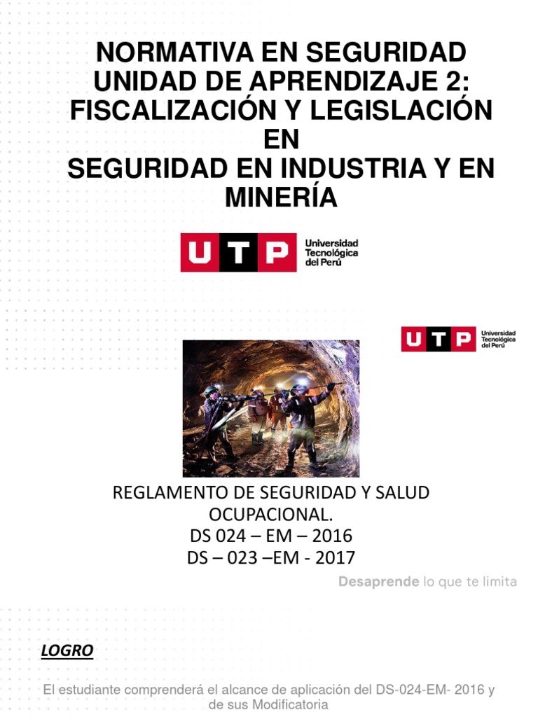 DS 024 EM 2016 Y MODIFICATORIA 023 DS 2017 v04 | PDF | Seguridad y salud ocupacional | Minería