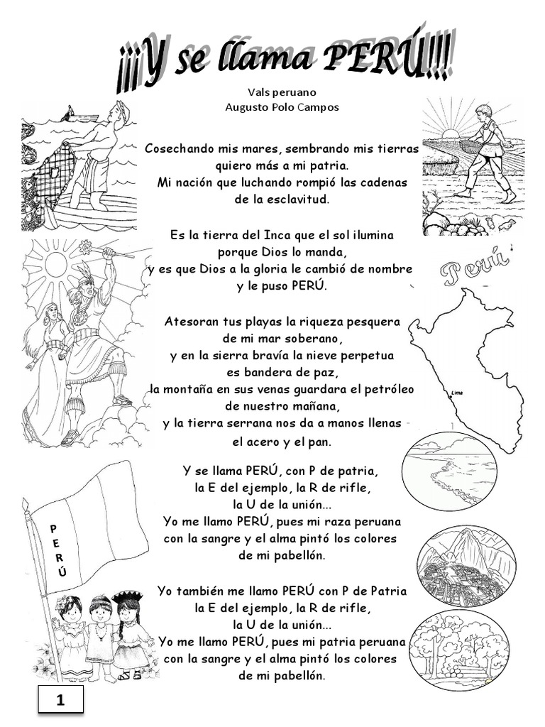 Canción ¡Y Se Llama Perú! | PDF