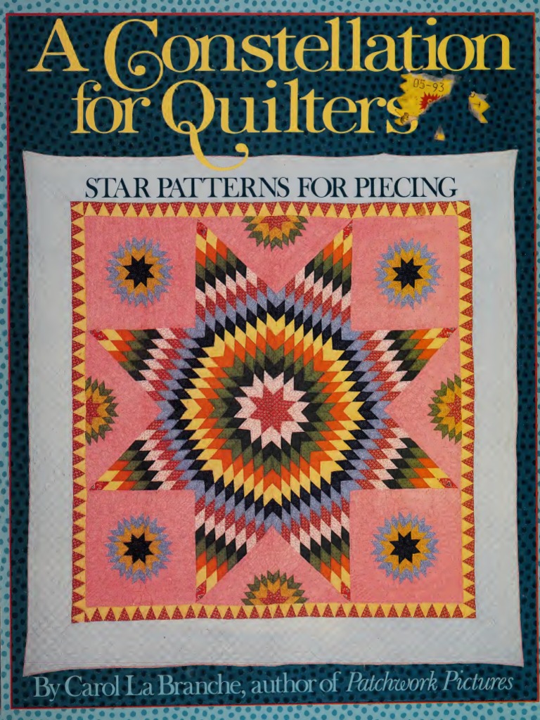 A Constellation For Quilters Star Patterns For Piecing | PDF | Quilting ...