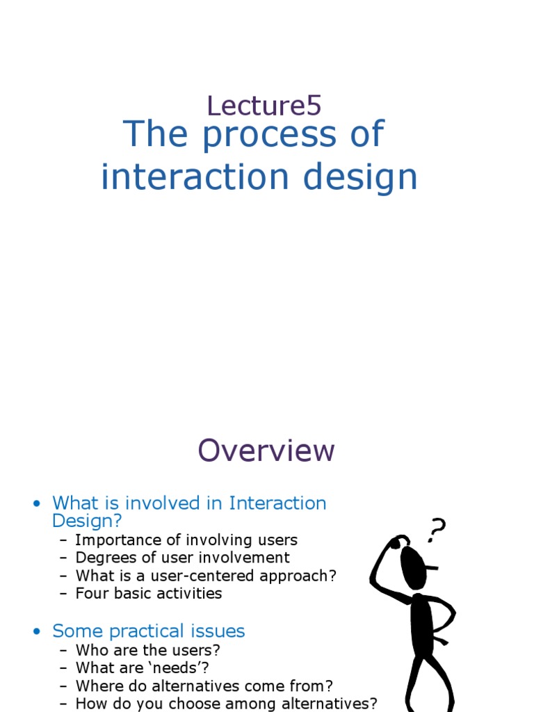 The Process of Interaction Design | PDF | Software Prototyping | Usability