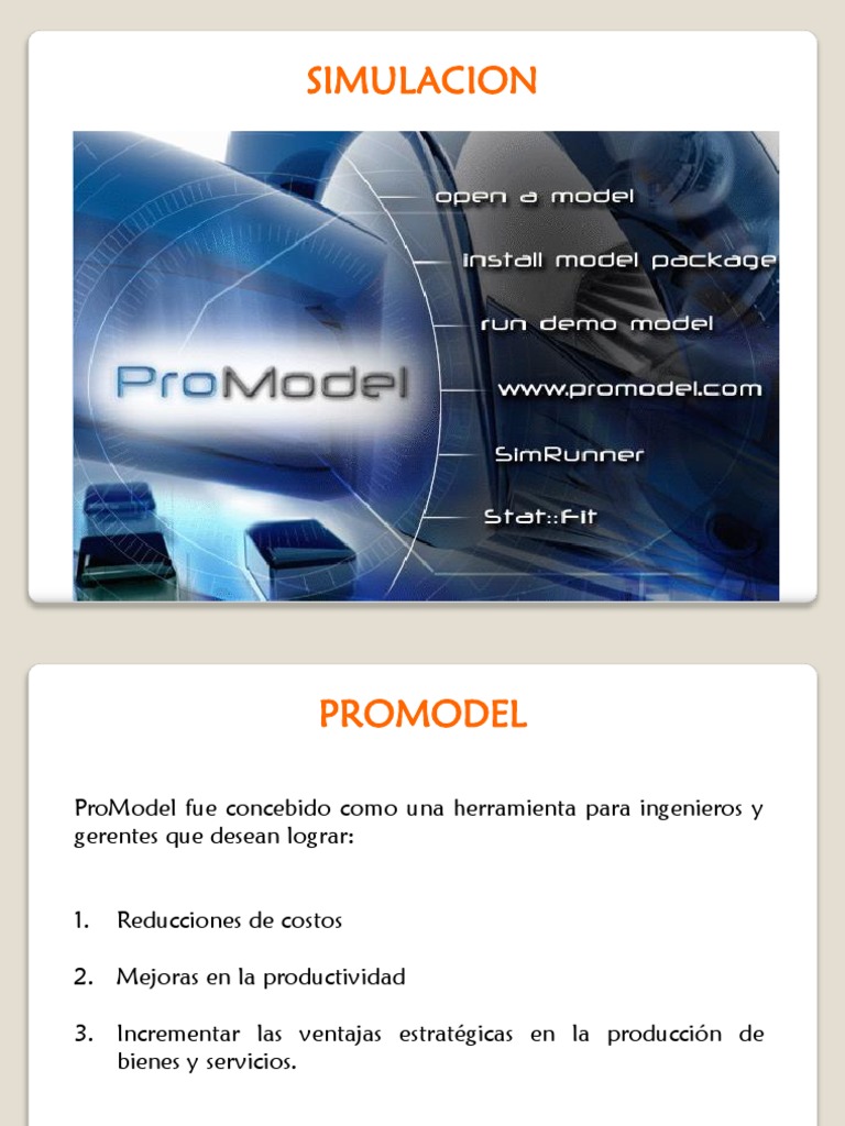 Simulación Con Promodel | Descargar gratis PDF | Simulación | Ventana ...