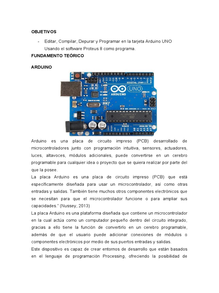 Practica 02 Manejo de Led RGB en Interfaz de Arduino Programando en Proteus | PDF | Arduino ...