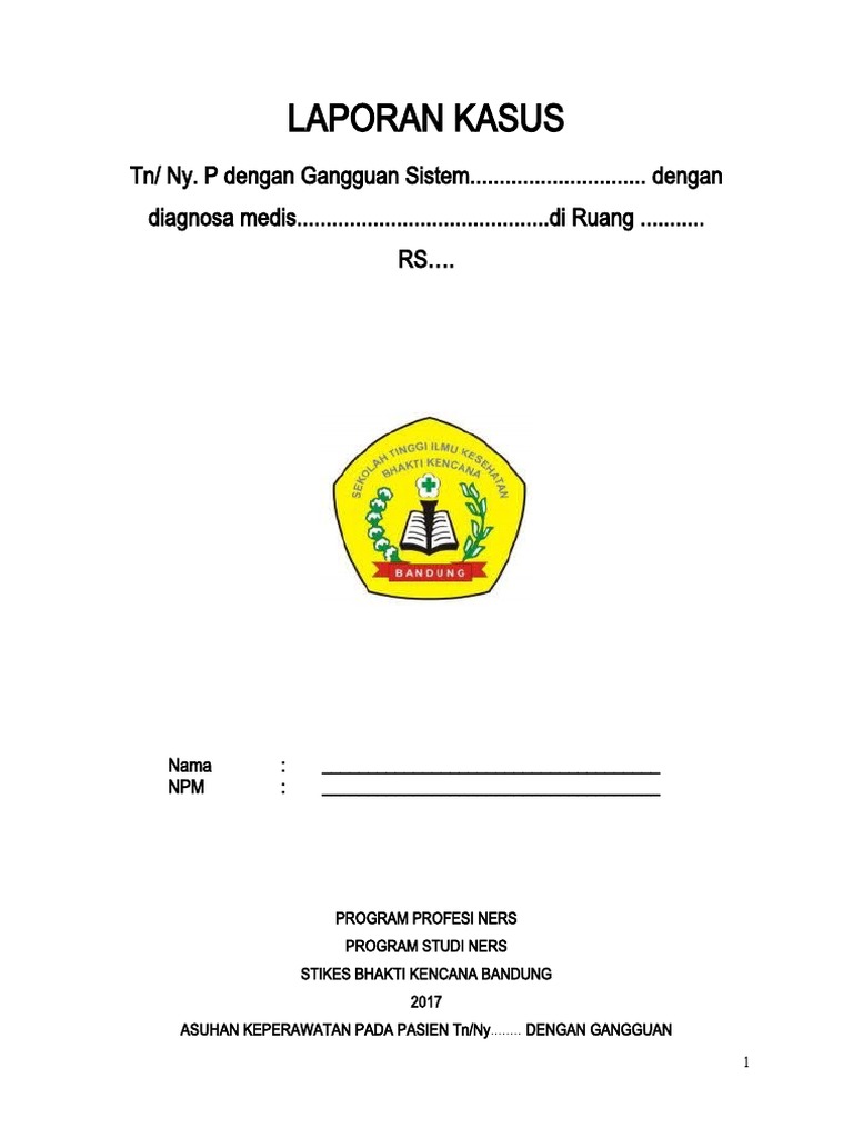 Form Laporan Kasus KMB-3 | PDF