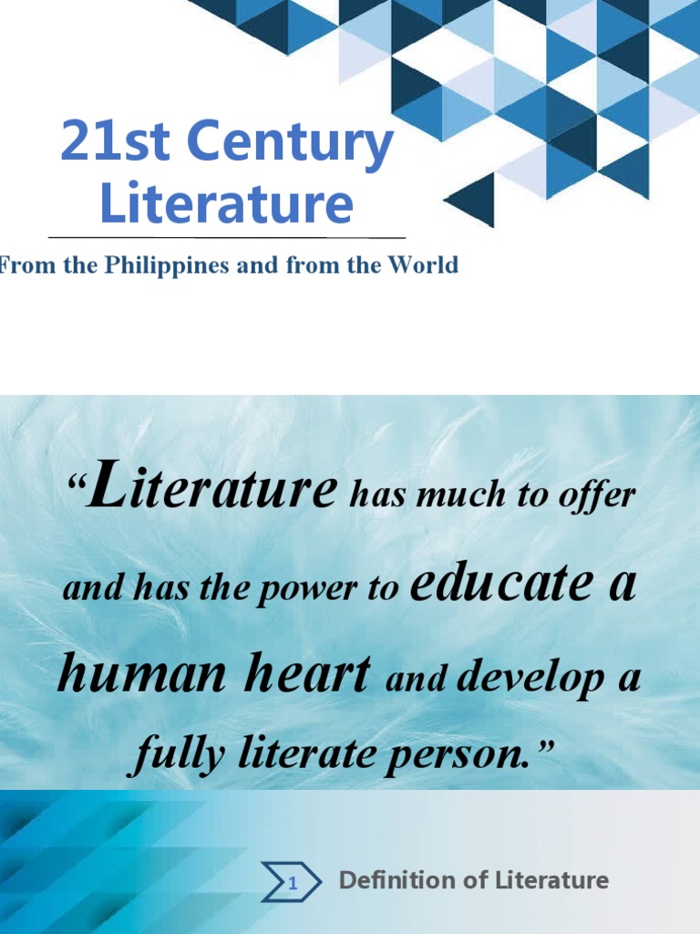 21st Century Literature: From The Philippines and From The World | PDF ...