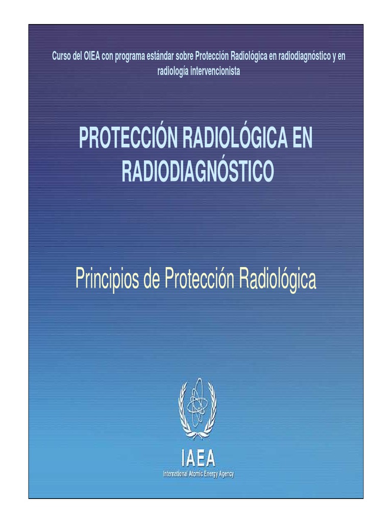 Principios de La Protección Radiologica | PDF | Radiología ...