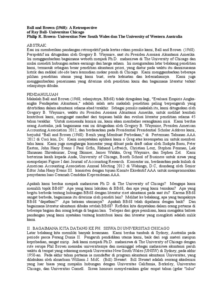 TA Ball N Brown Terjemahan | PDF