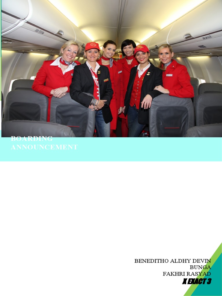 Boarding Announcement | PDF