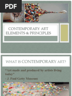 Elements and Principles of Contemporary Arts | PDF | Contemporary Art ...