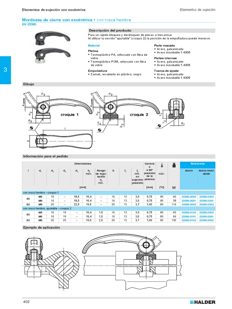 Halder Katalog N5 ES 2 | PDF | Tornillo | Ingeniería de Edificación