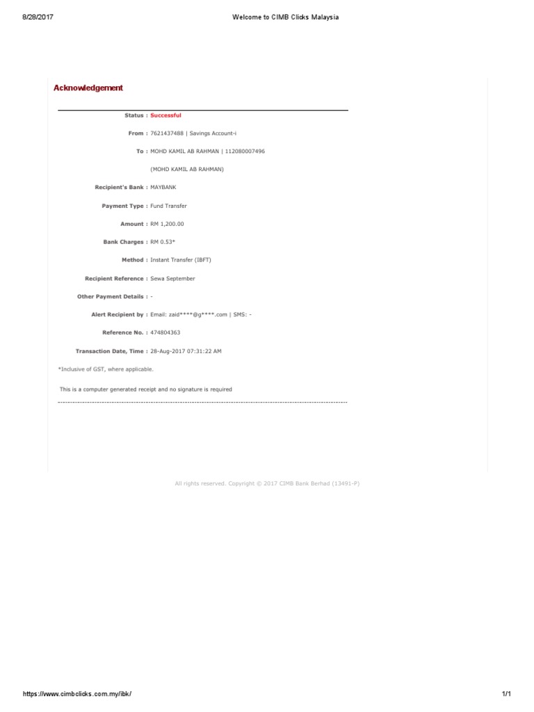 Welcome To CIMB Clicks Malaysia | PDF
