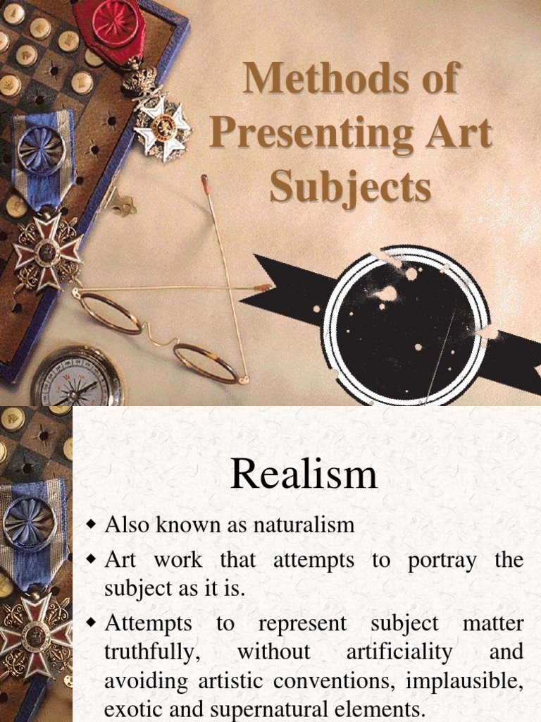 Lesson 2 Methods of Presenting Arts Subject | Download Free PDF ...