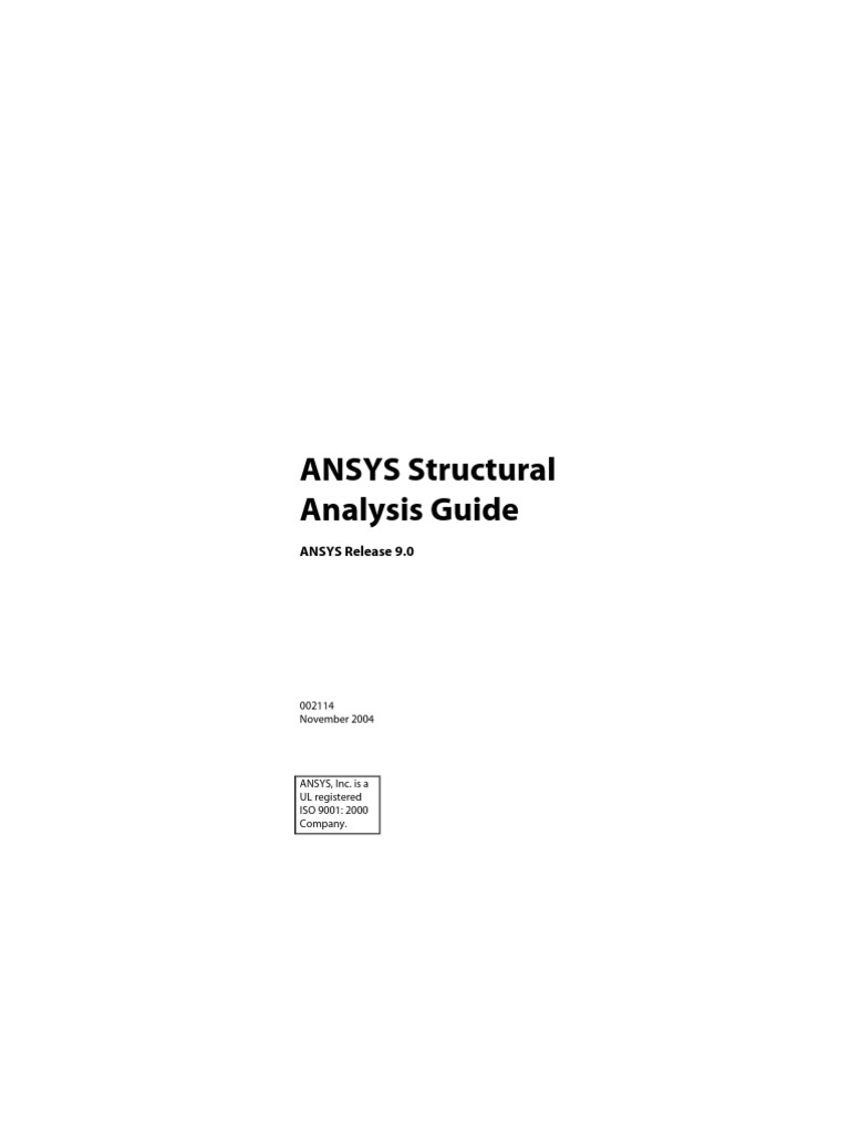 Ansys Structural Analysis Guide | PDF