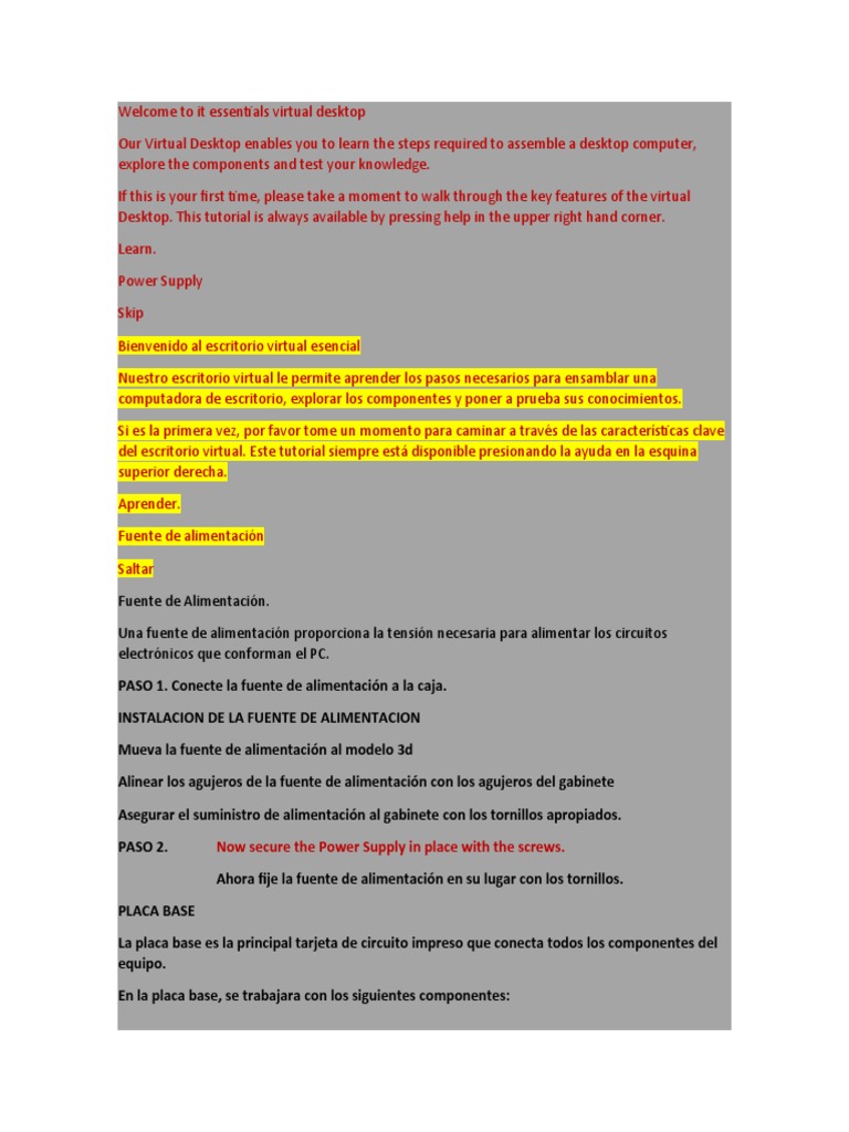 Welcome To It Essentials Virtual Desktop | PDF | Disco flexible | Disco ...