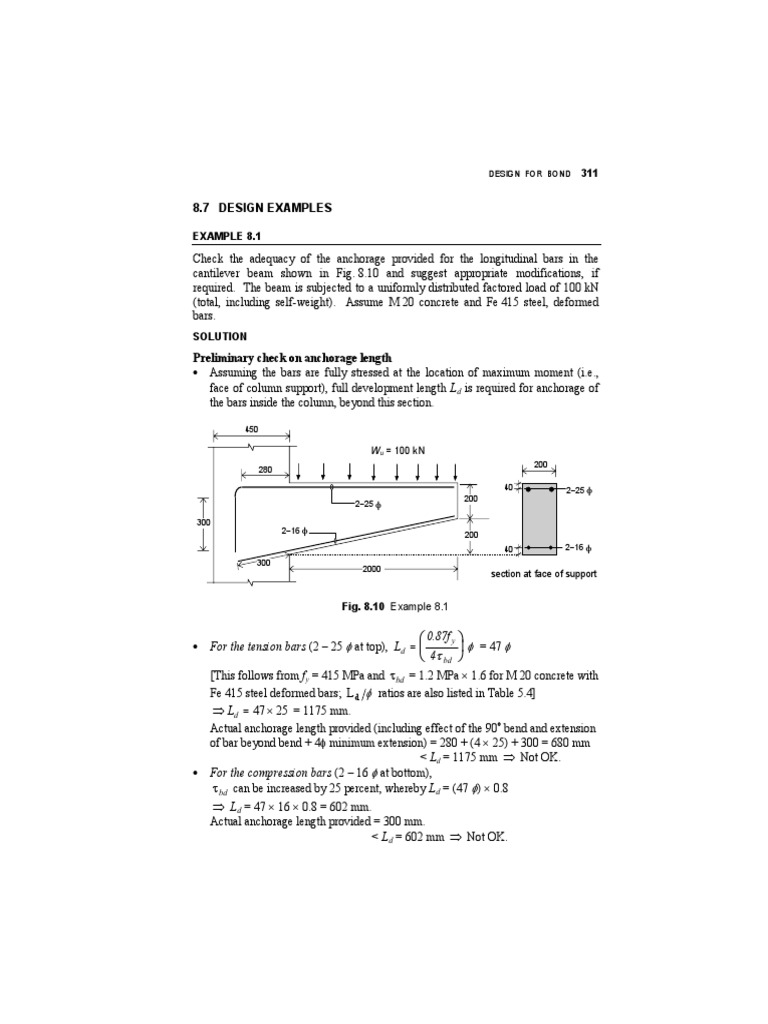 Bond & Anchorage - Reinforced Concrete Design by S Unnikrishna Pillai ...