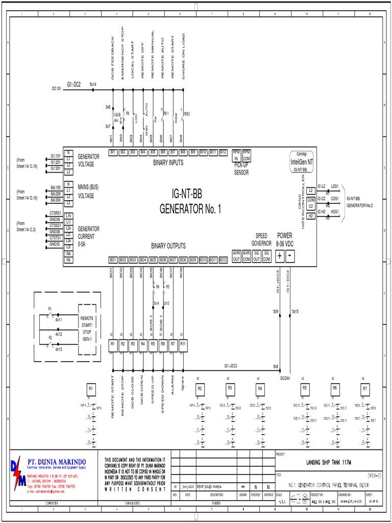 Wiring Diagram To Comap PDF | PDF | Electricity | Electrical Engineering