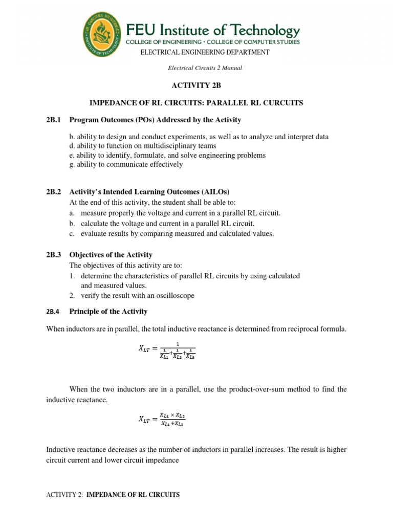 C2 Exp2.2 | PDF | Electrical Impedance | Inductance