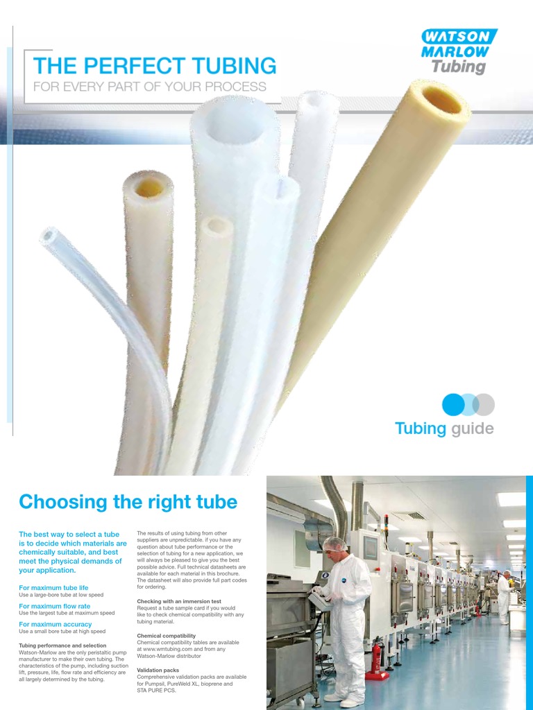 The Perfect Tubing: For Every Part of Your Process | PDF | Pipe (Fluid ...