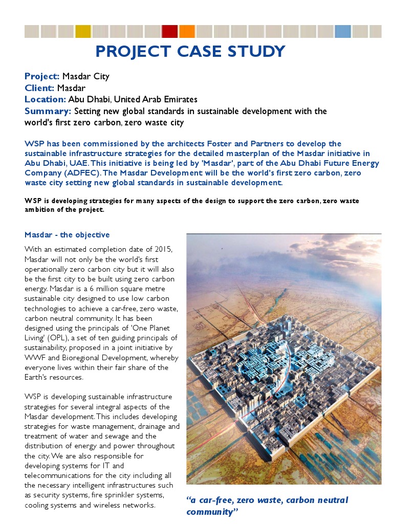 Masdar Case Study | Waste | Environmental Technology