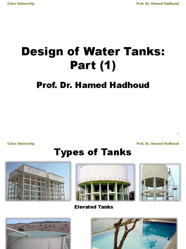 Elevated Water Tank Design Guide | PDF | Beam (Structure) | Mechanics