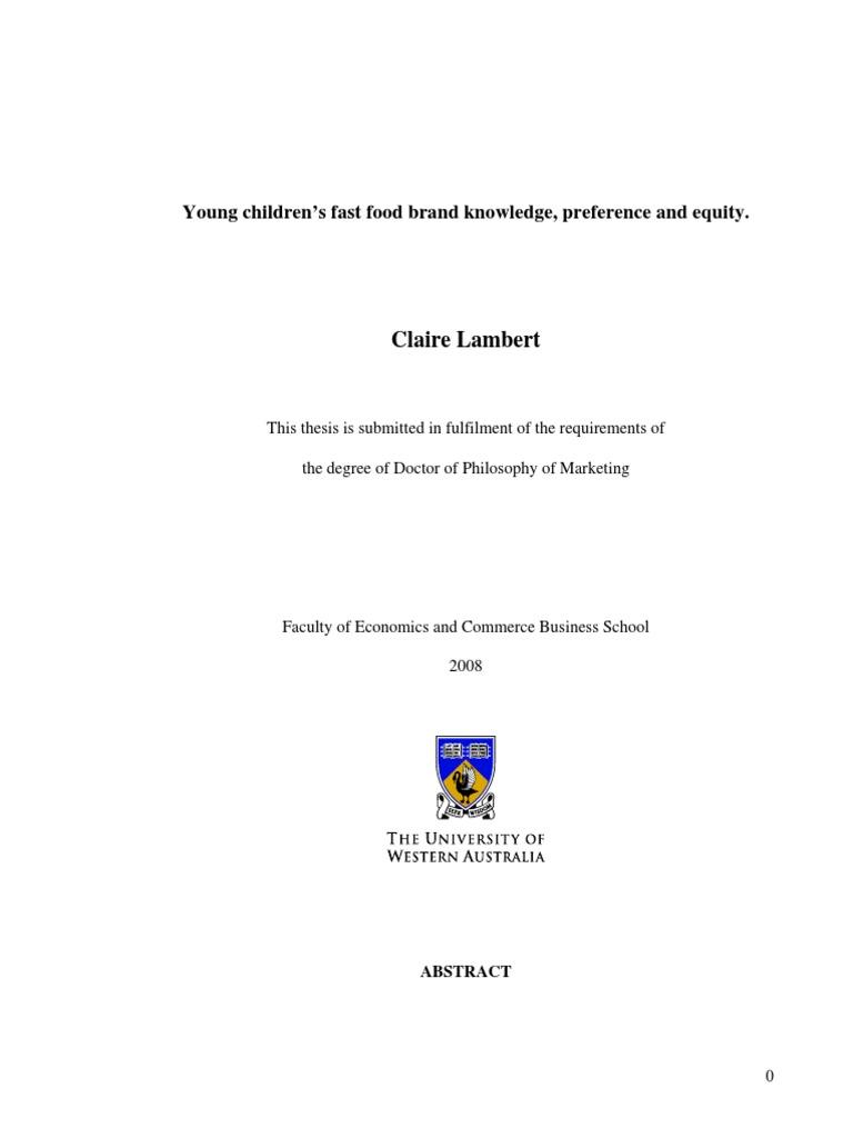 Lambert Claire 2008 | PDF | Brand | Consumer Behaviour