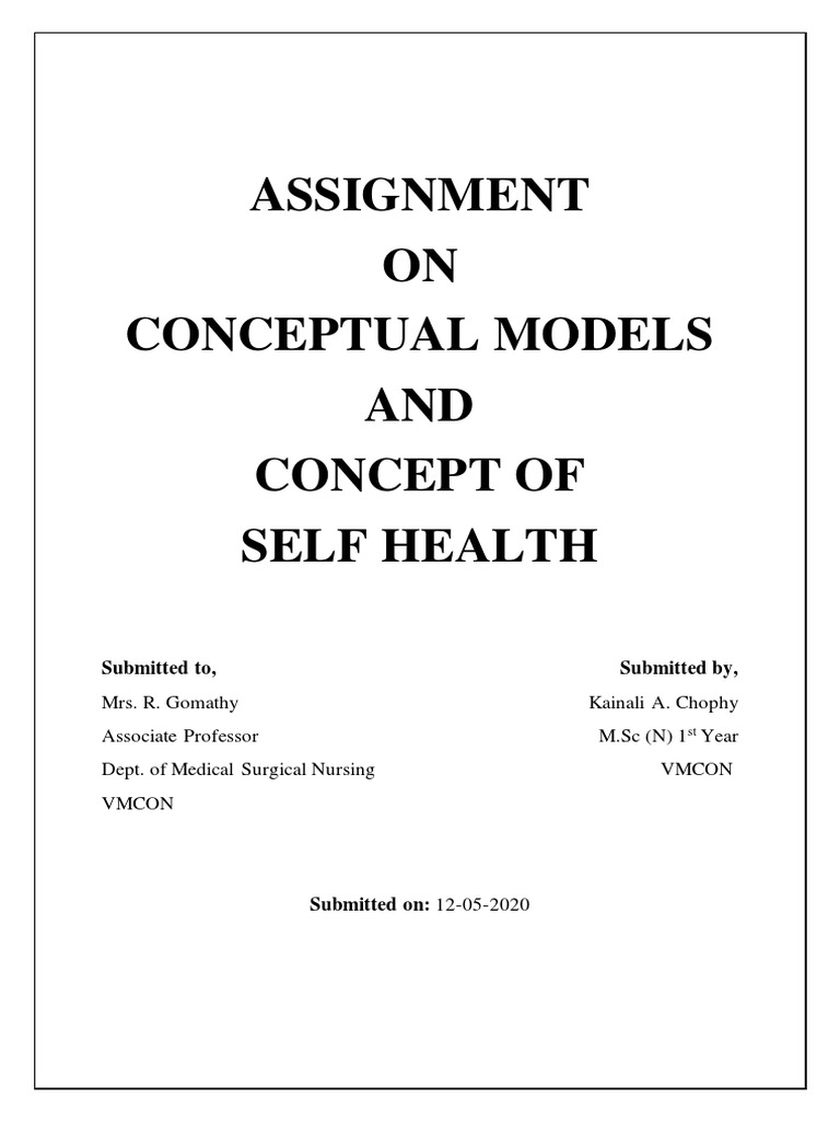 Understanding Conceptual Models in Nursing | PDF | Conceptual Model ...