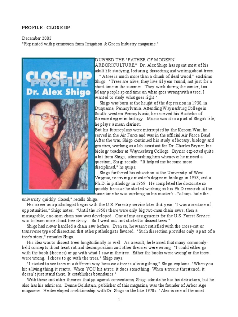 Dr-Alex Shigo Arboriculture Articles | PDF | Ammonium | Ion