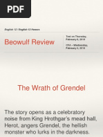 The Battle of Grendel From Beowulf | PDF | Beowulf | English Heroic Legends