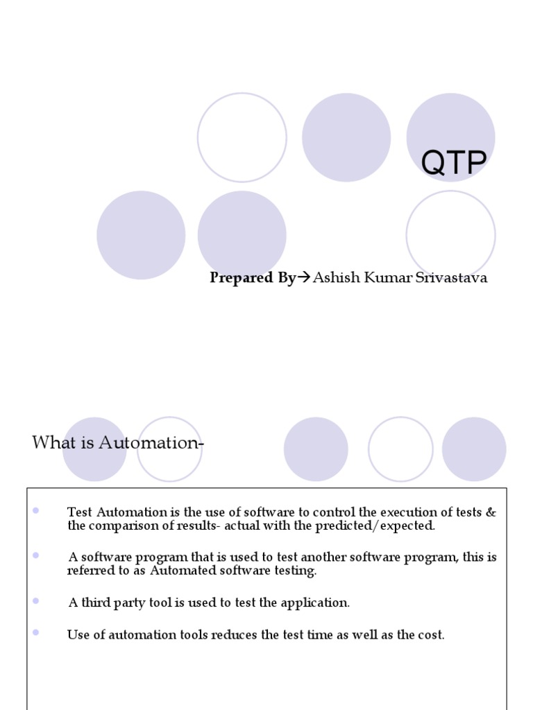 QTP Automation Guide | PDF