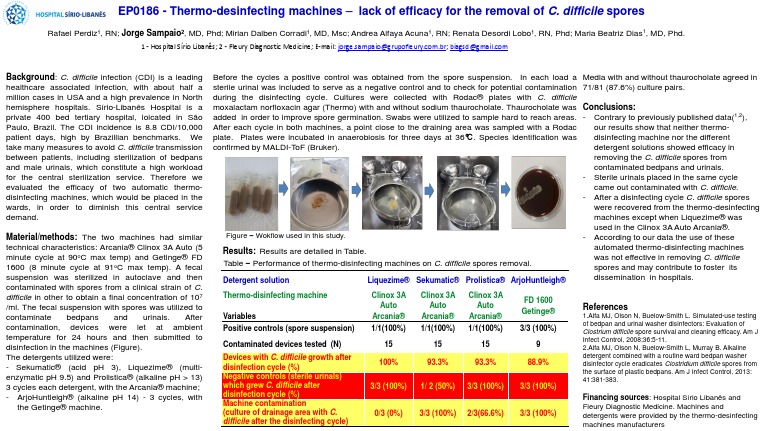 C. Difficile C. Difficile: Jorge Sampaio | PDF | Disinfectant ...