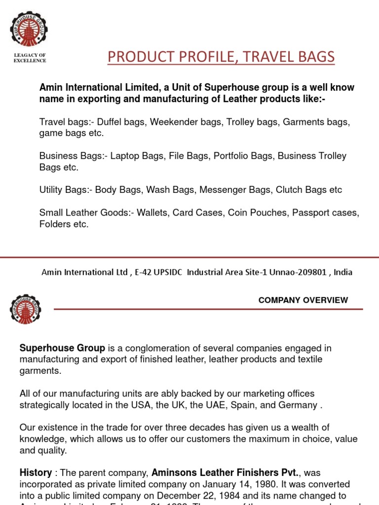 Company Profile - Amin International Limited | PDF | Business ...