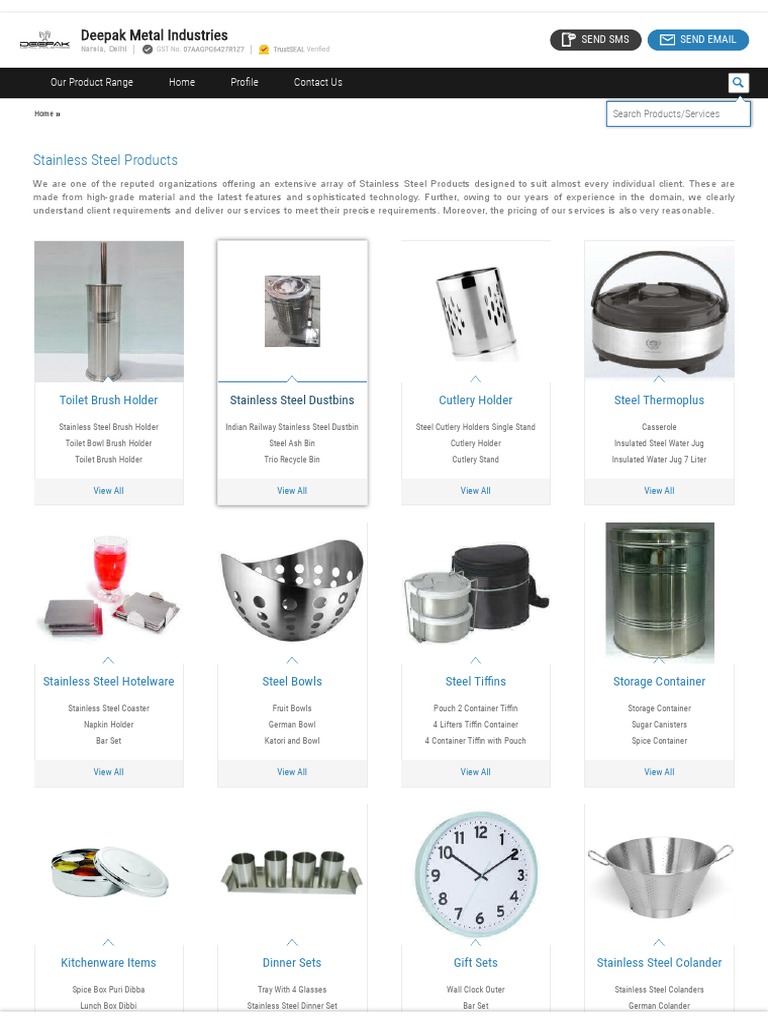 Stainless Steel Products | PDF | Materials | Nature