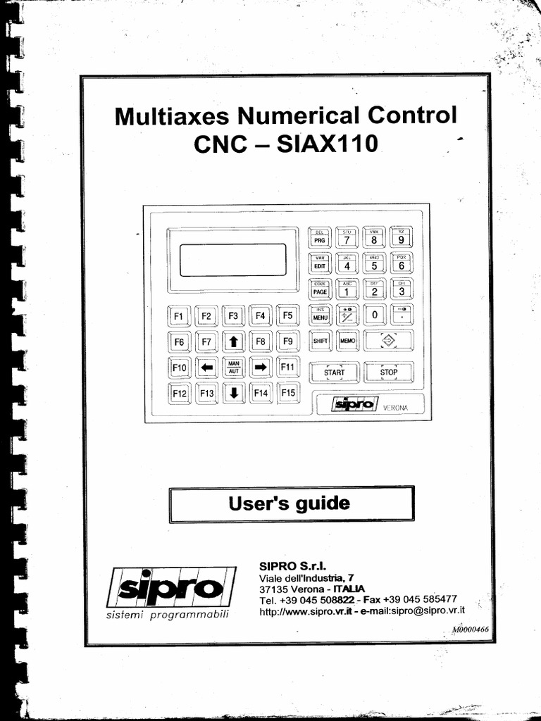 Manual Siax 110 | PDF